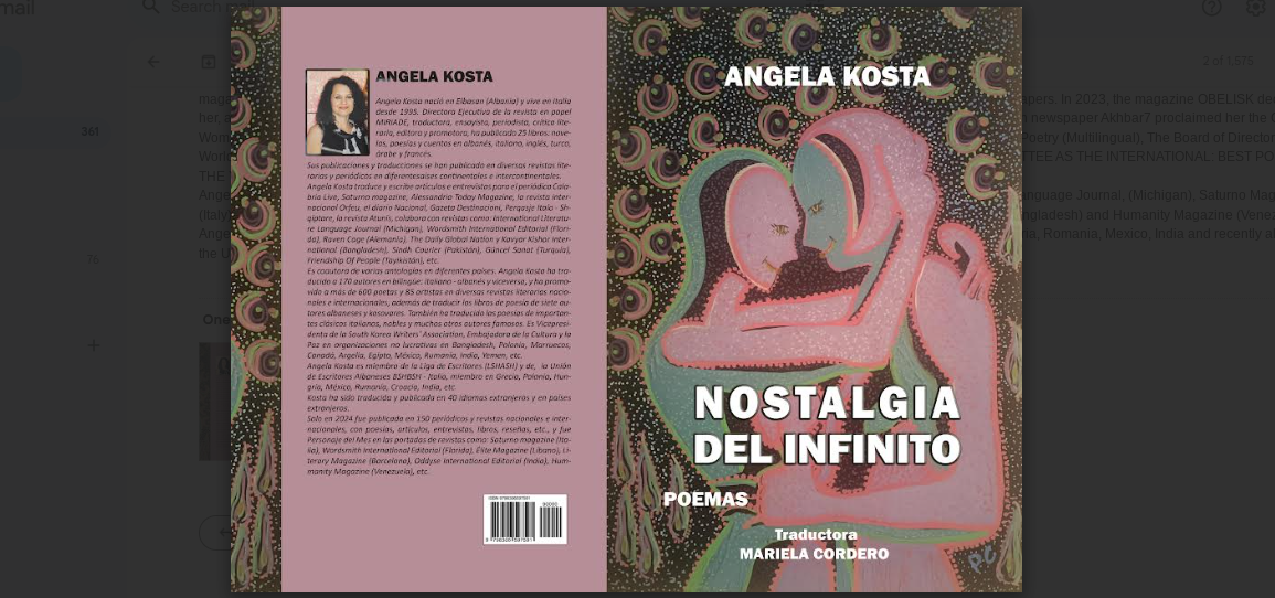 Nostalgia of Infinity by Angela Kosta